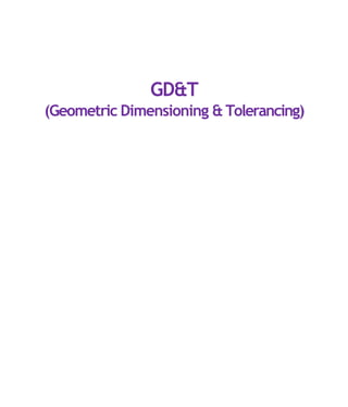 Geometric dimensioning and tolerancing (GD&T) | PPTX