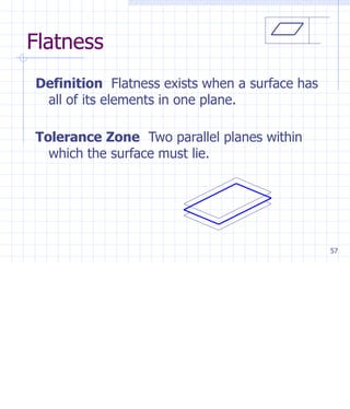 Geometric dimensioning and tolerancing (GD&T) | PPTX