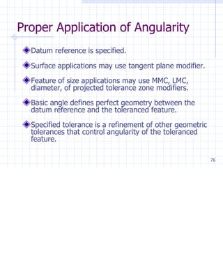 Geometric dimensioning and tolerancing (GD&T) | PPTX