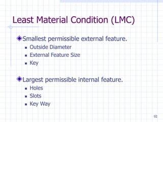 Geometric dimensioning and tolerancing (GD&T) | PPTX