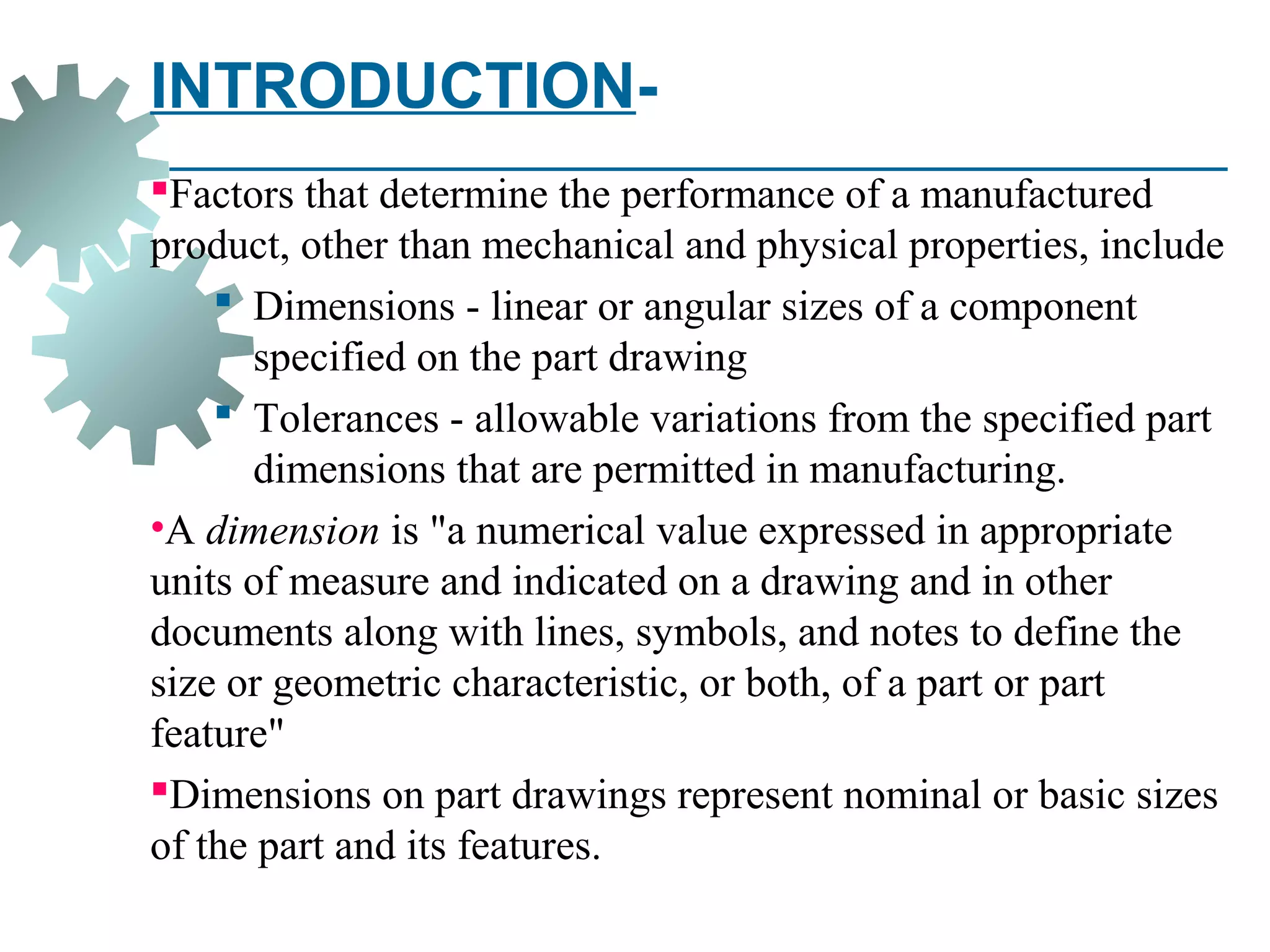 Geometric Dimension and Tolerance | PPT