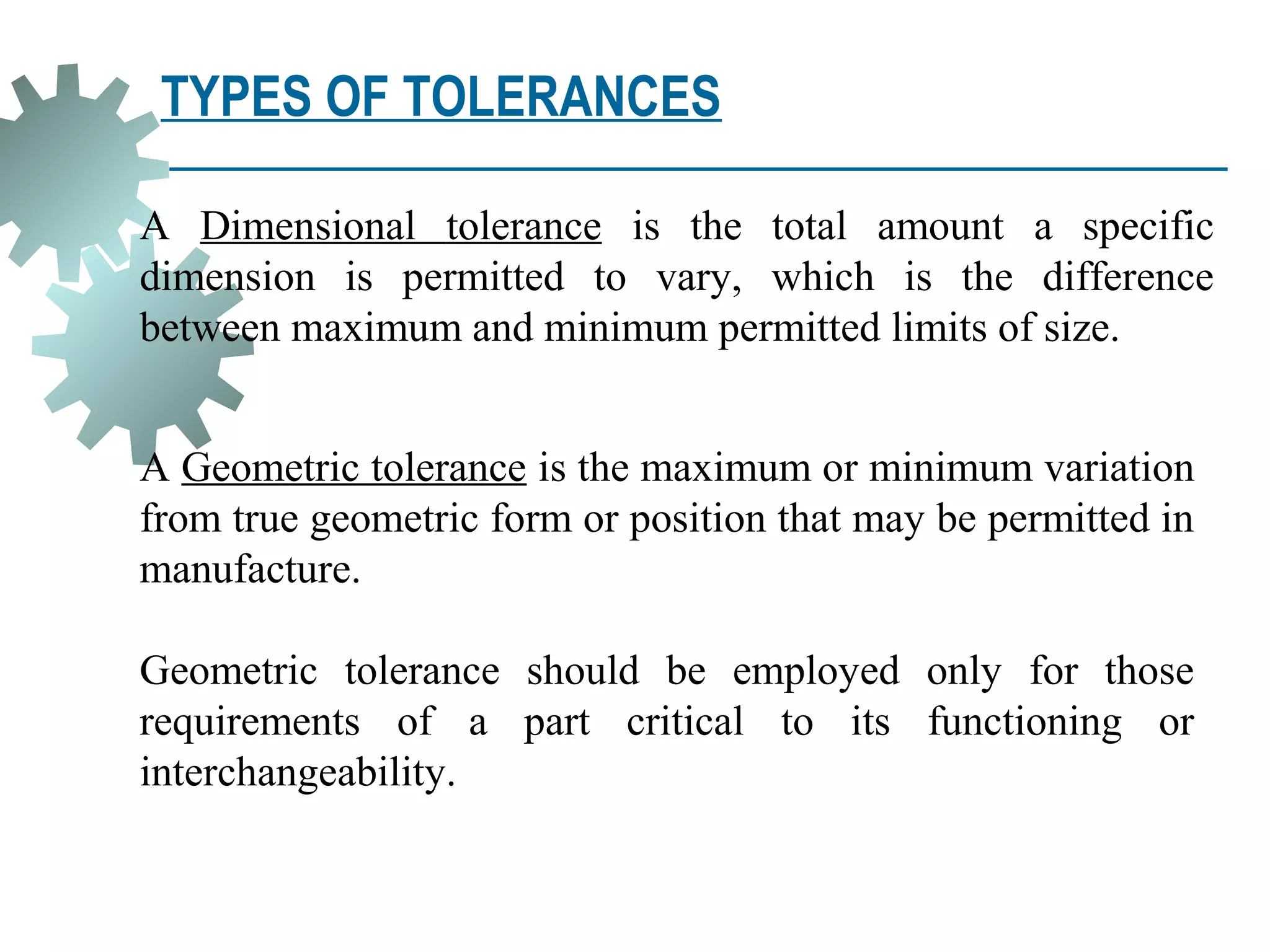 Geometric Dimension and Tolerance | PPT