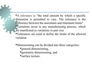 Geometric Dimension and Tolerance | PPT