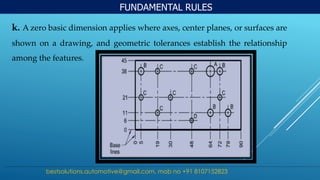 GD&T Fundamentals Training | PDF