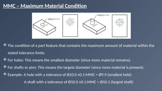 Basic GD&T,GD&T Simplified(GD&T) BY Suresh.M | PPTX