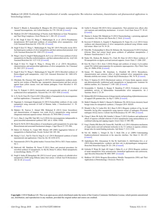 Ecofriendly green biosynthesized of metallic nanoparticles: Bio-reduction mechanism ...