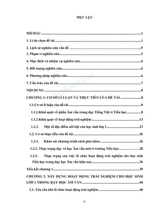 Khóa luận giáo dục tiểu học. | PDF