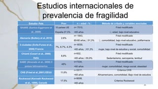 Detección del anciano Frágil en Atención primaria | PPTX