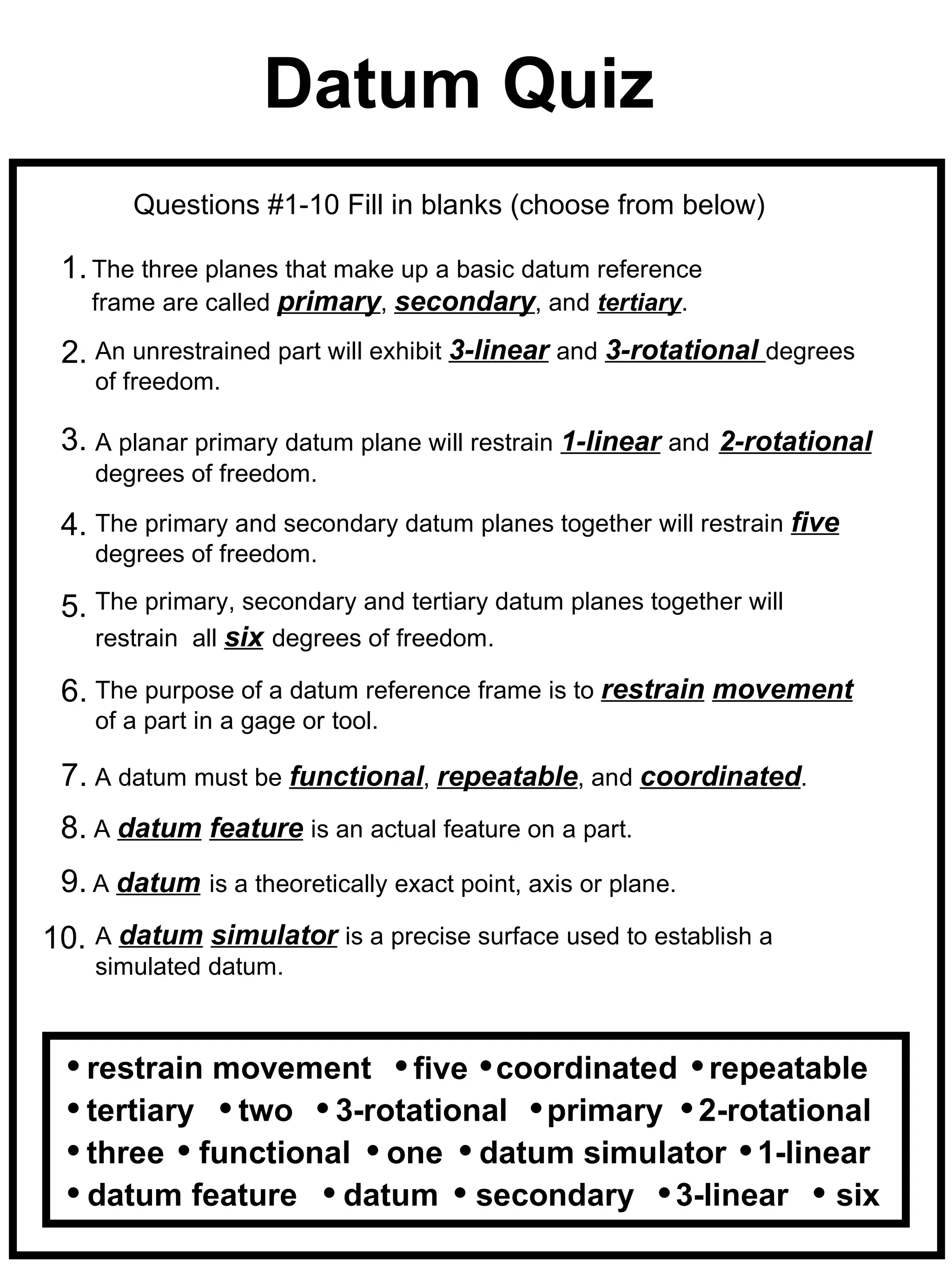 Gd&T Presentation1111 | PDF