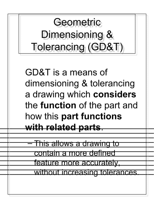 GD and T Basic tutuorial | PPT | 3-D Graphics | Computer Software and ...