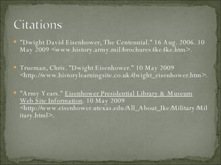 Dwight D. Eisenhower | PPT