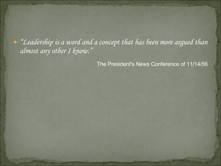 Dwight D. Eisenhower | PPT