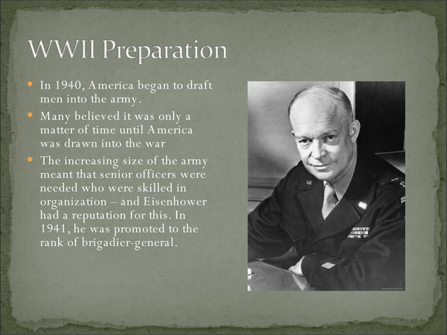 Dwight D. Eisenhower | PPT | Death, Injury, or Military Conflict ...