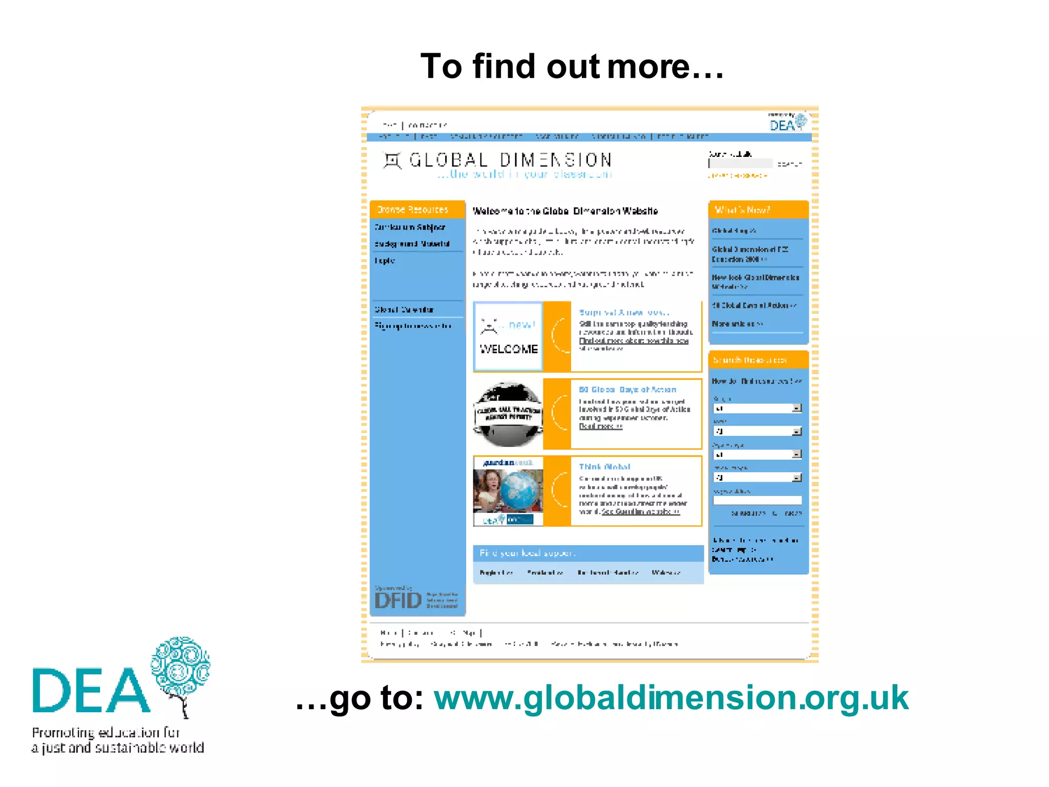 Global Dimension Website | PPT