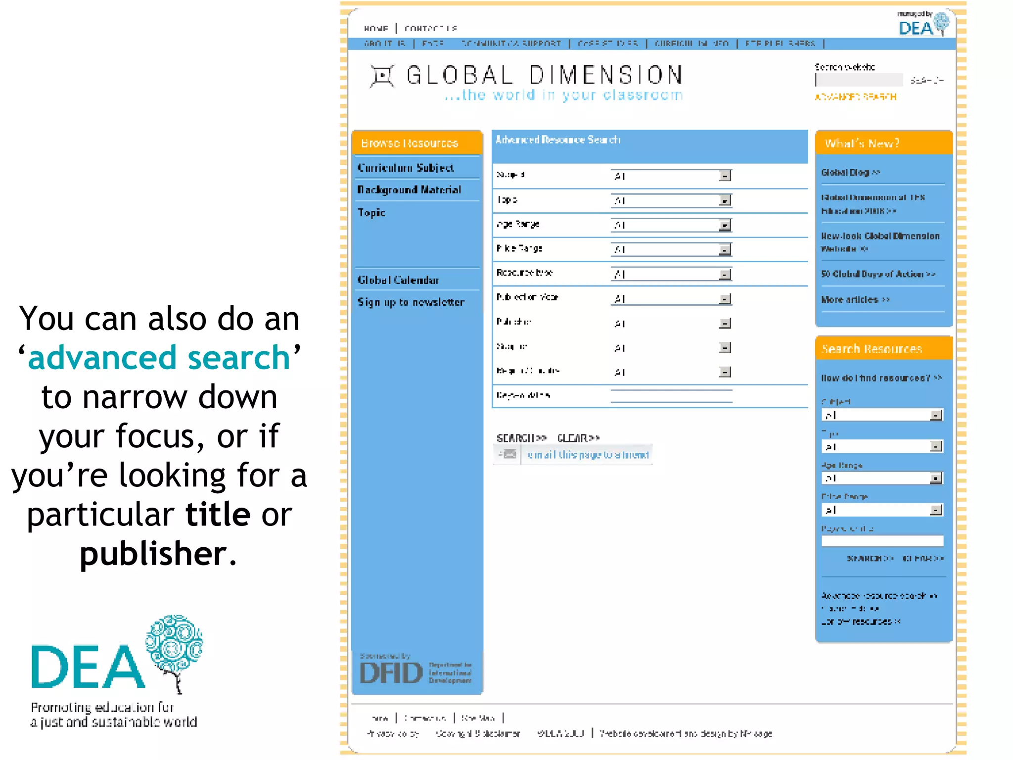 Global Dimension Website | PPT