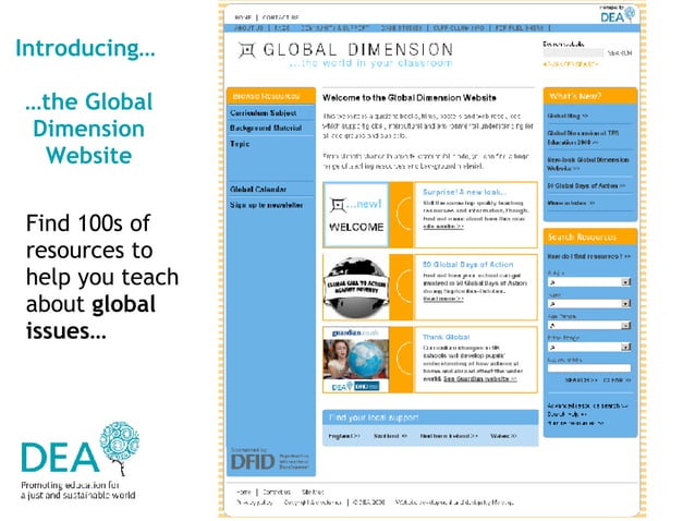 Global Dimension Website | PPT