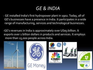 Principles of Management of GE | PPTX | Large Business | Business