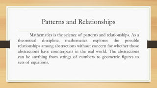 GE-104 MATHEMATICS OF INVESTMENT AND THEORY | PPTX