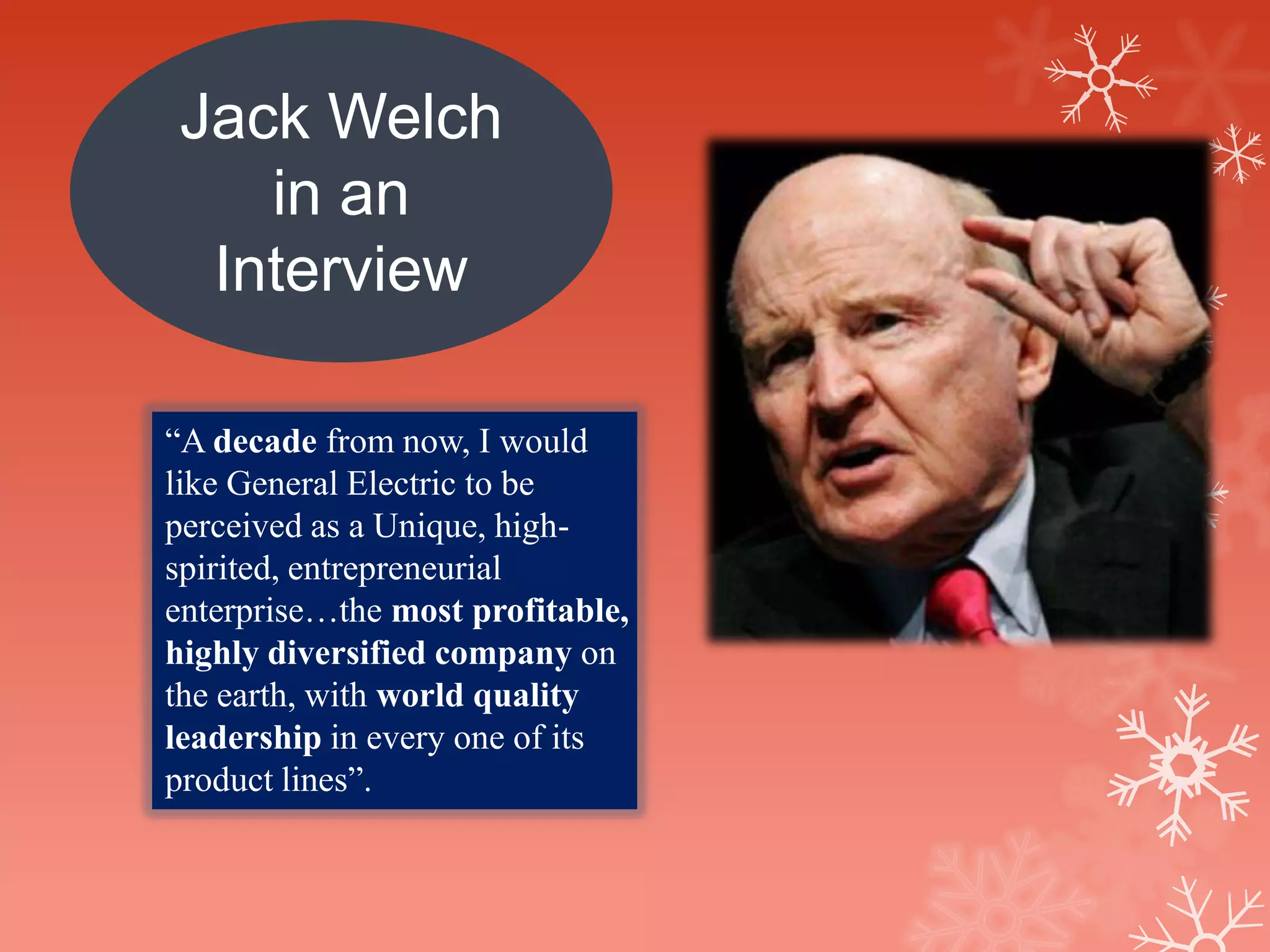 Two Decade Transformation Jack Welch - GE | PPTX