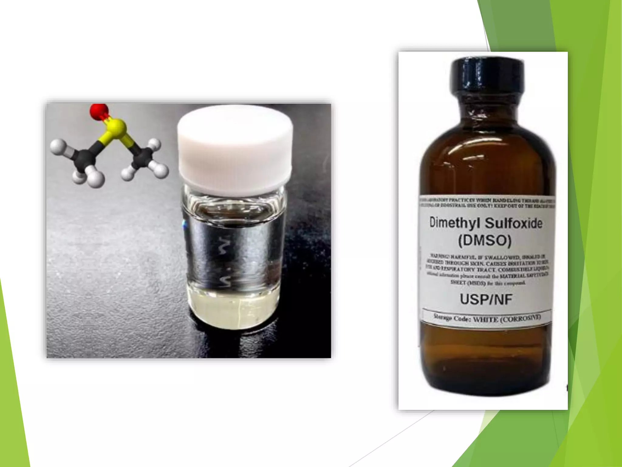 DMSO: Dimethyl Sulfoxide (toxic chemical); Structure, physical ...