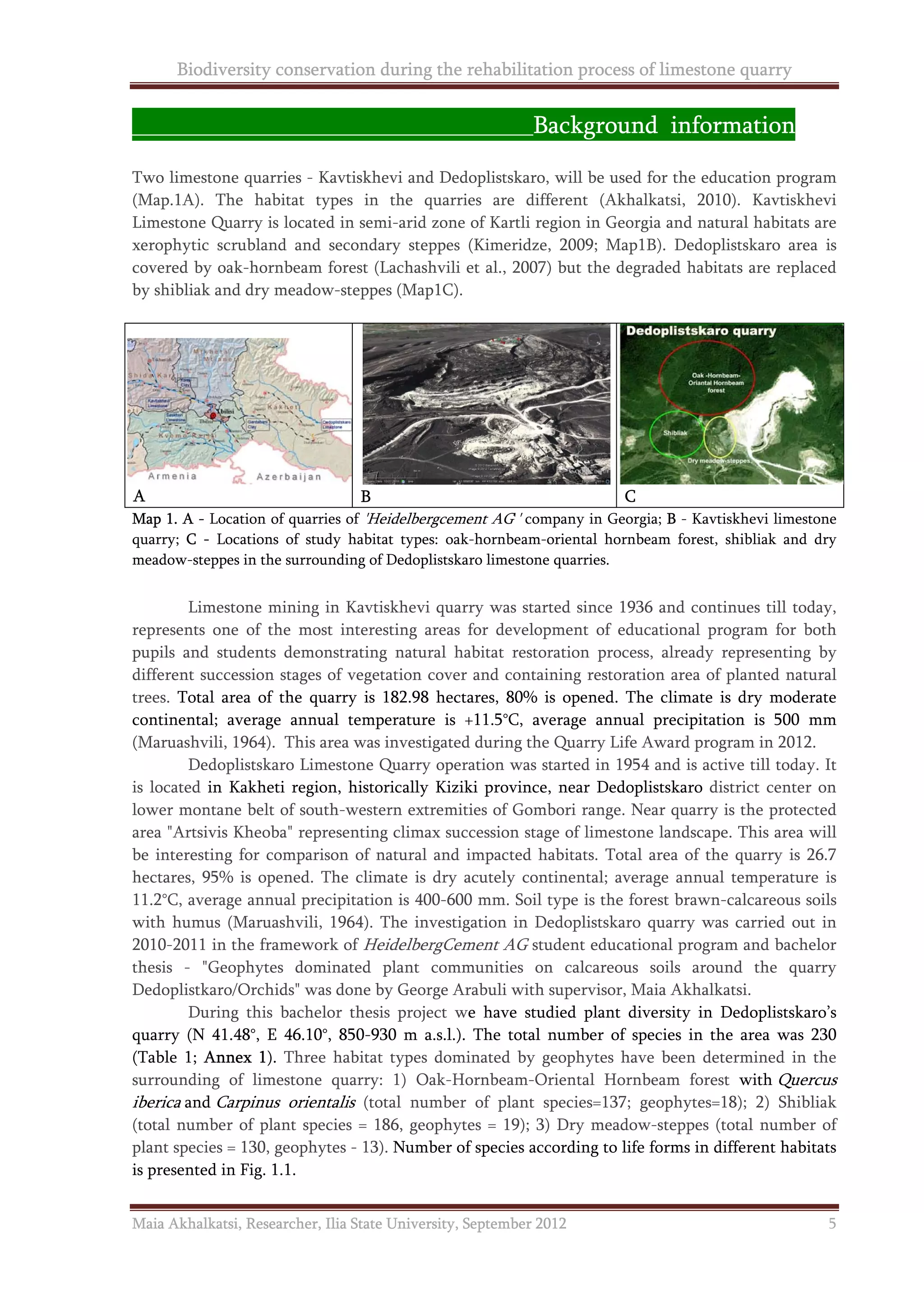 Environmental Education Program for Biodiversity Conservation during ...