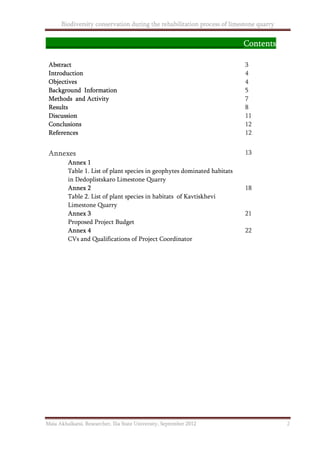 Environmental Education Program for Biodiversity Conservation during ...