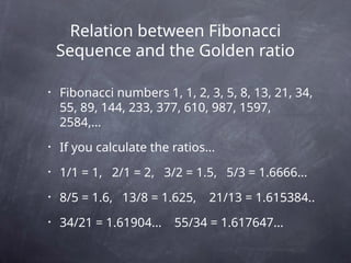 GE-4-PATTERN FIBO SEQUENCE hdbdbddbdbdbddbdbdb | PPT