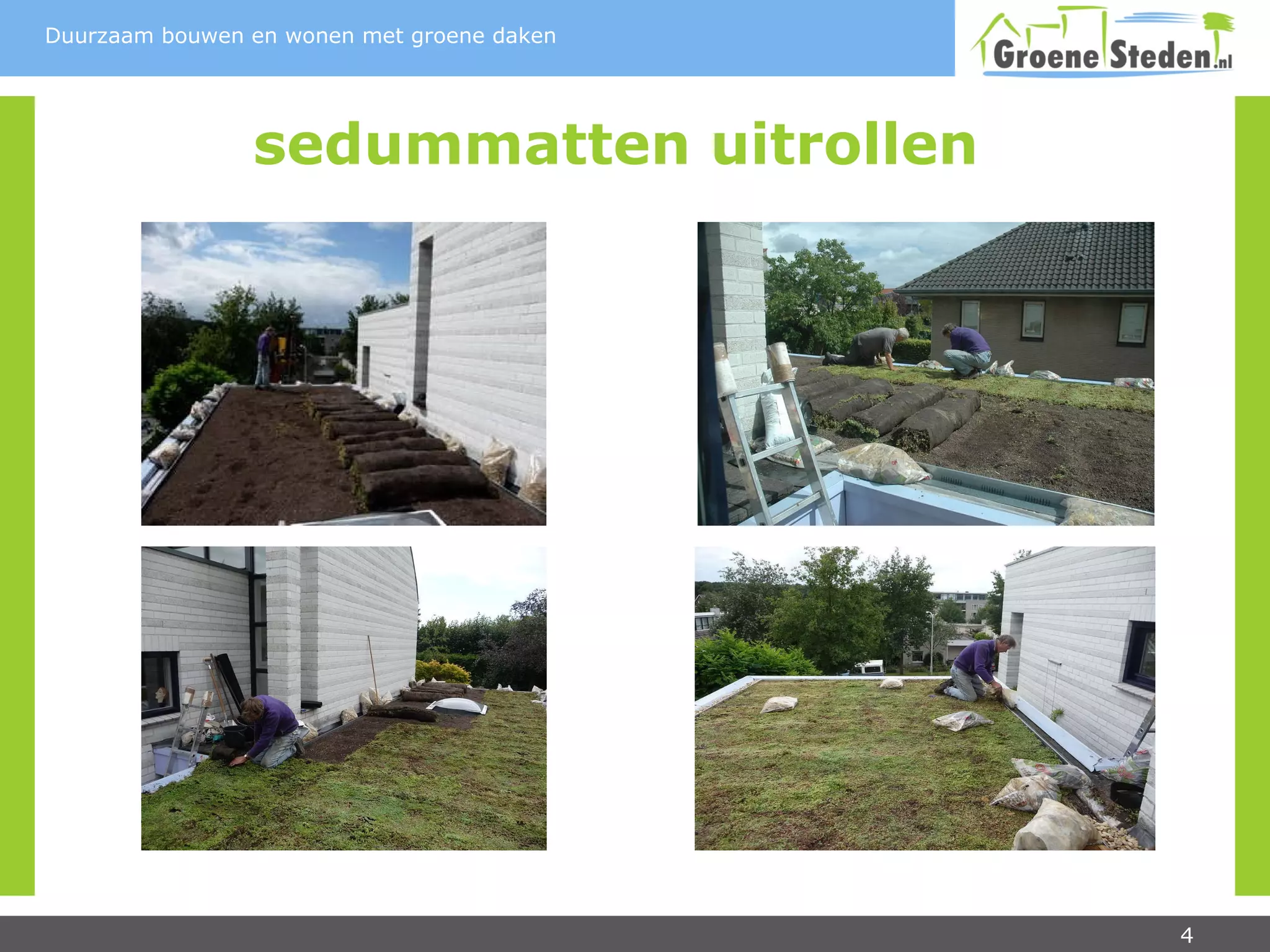 Groendak aanleg garage | PPT