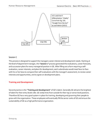 Ge hrm project | DOCX