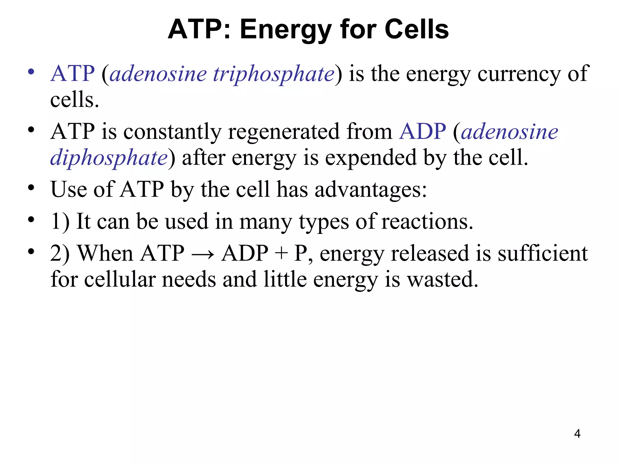 Cell metabolism, growth, reproduction | PPT