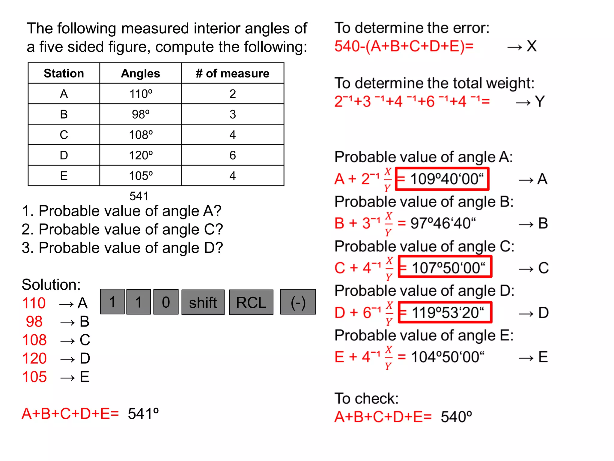 Ge 105 Lecture 1 Least Squares Adjustment By Broddett B Abatayo Pdf