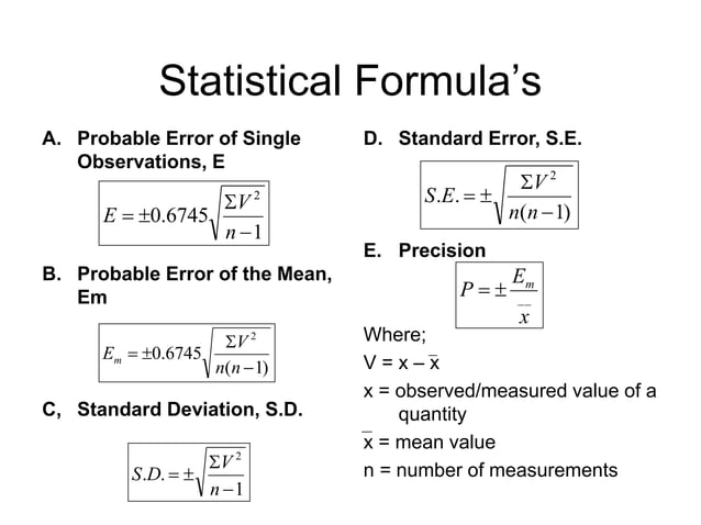 Ge 105 Lecture 1 Least Squares Adjustment By Broddett B Abatayo Pdf