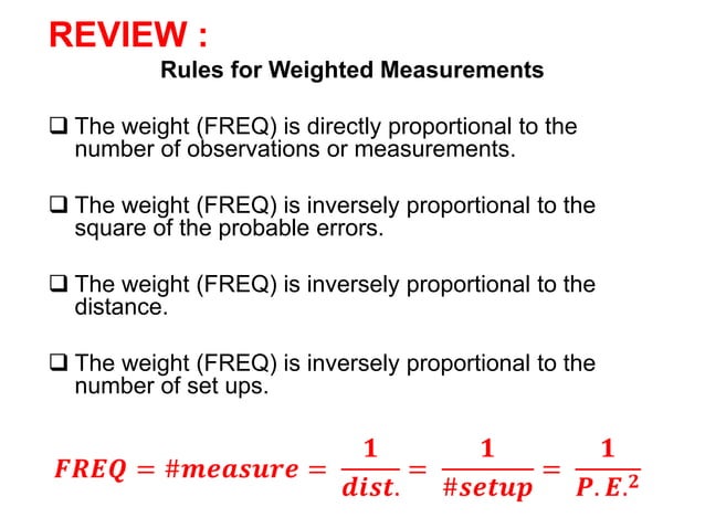 Ge 105 Lecture 1 Least Squares Adjustment By Broddett B Abatayo Pdf