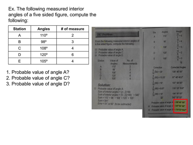 Ge 105 lecture 1 (LEAST SQUARES ADJUSTMENT) by: Broddett B. Abatayo | PDF