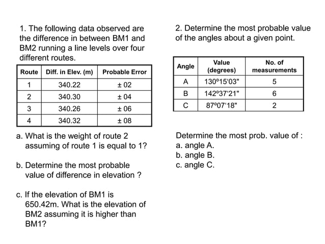 Ge 105 Lecture 1 Least Squares Adjustment By Broddett B Abatayo Pdf