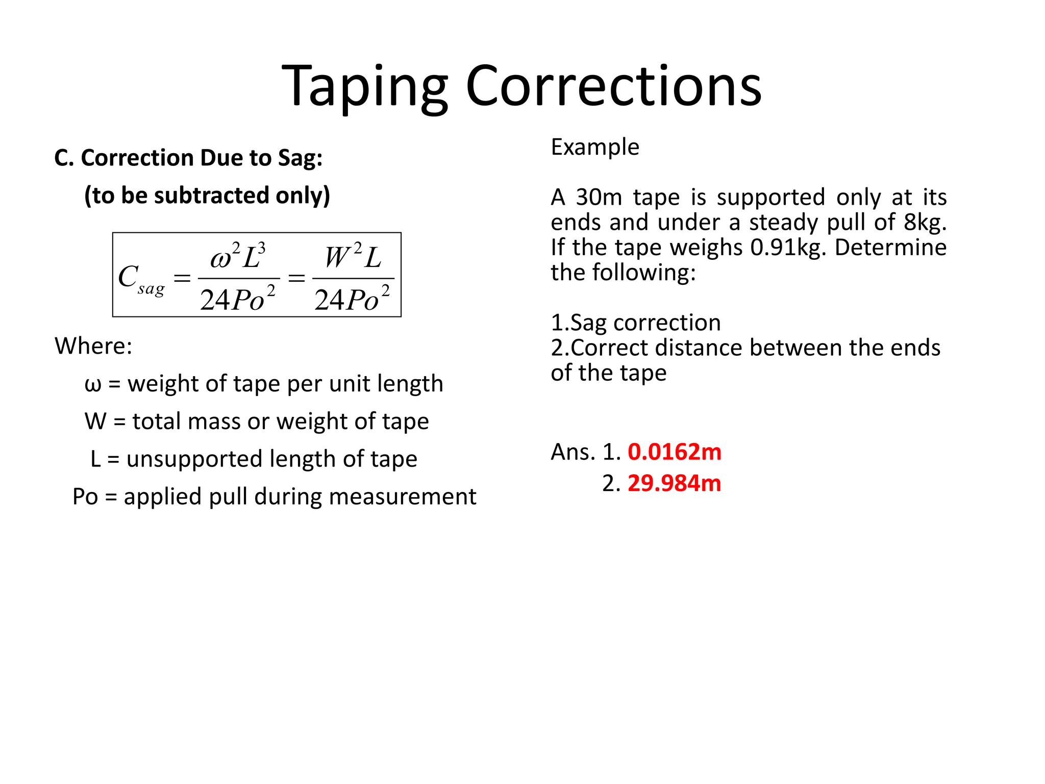 Ge 105 lecture 2 (TAPING CORRECTION) by: Broddett B. Abatayo | PDF