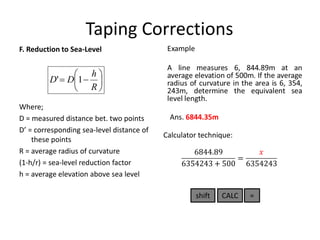 Ge 105 lecture 2 (TAPING CORRECTION) by: Broddett B. Abatayo | PDF