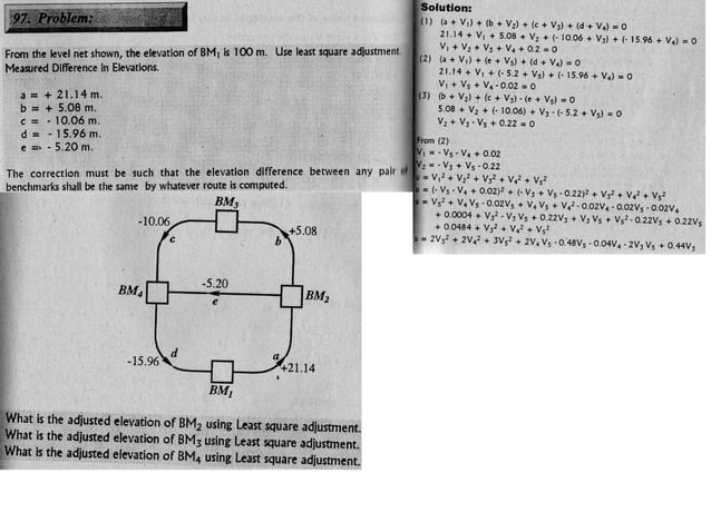 Ge 105 lecture 3 (LEVELING ADJUSTMENT) by: Broddett B. Abatayo | PDF | Physics | Science