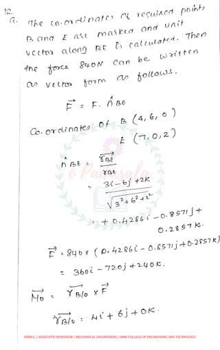Ge 1151 engineering mechanics anna university november december 2005 ...