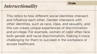 Gender and Sensitivity - Gender and Society | PPTX