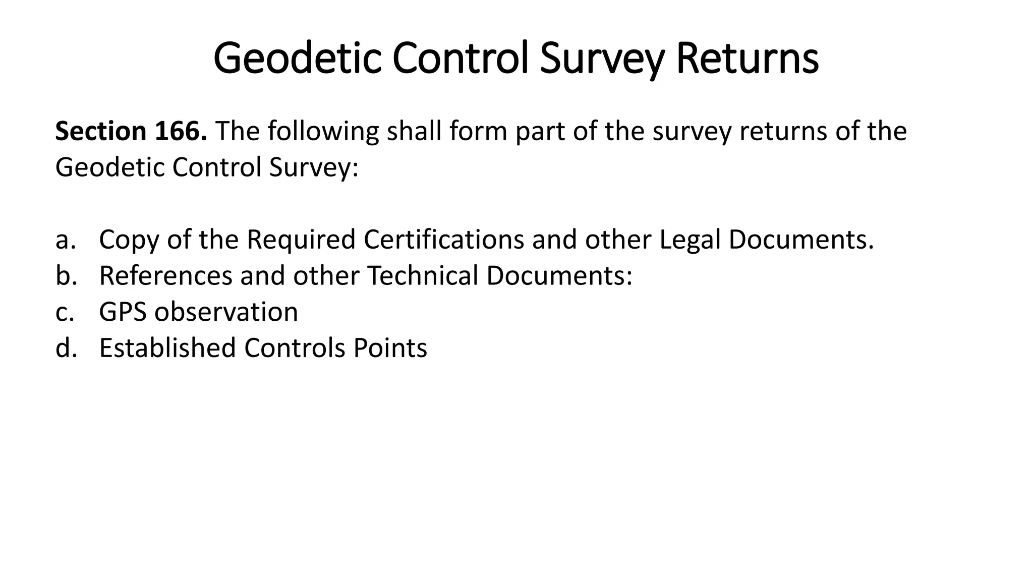 Ge 122 lecture 1 (GEODETIC CONTROL SURVEY) by: Broddett Bello abatayo | PDF