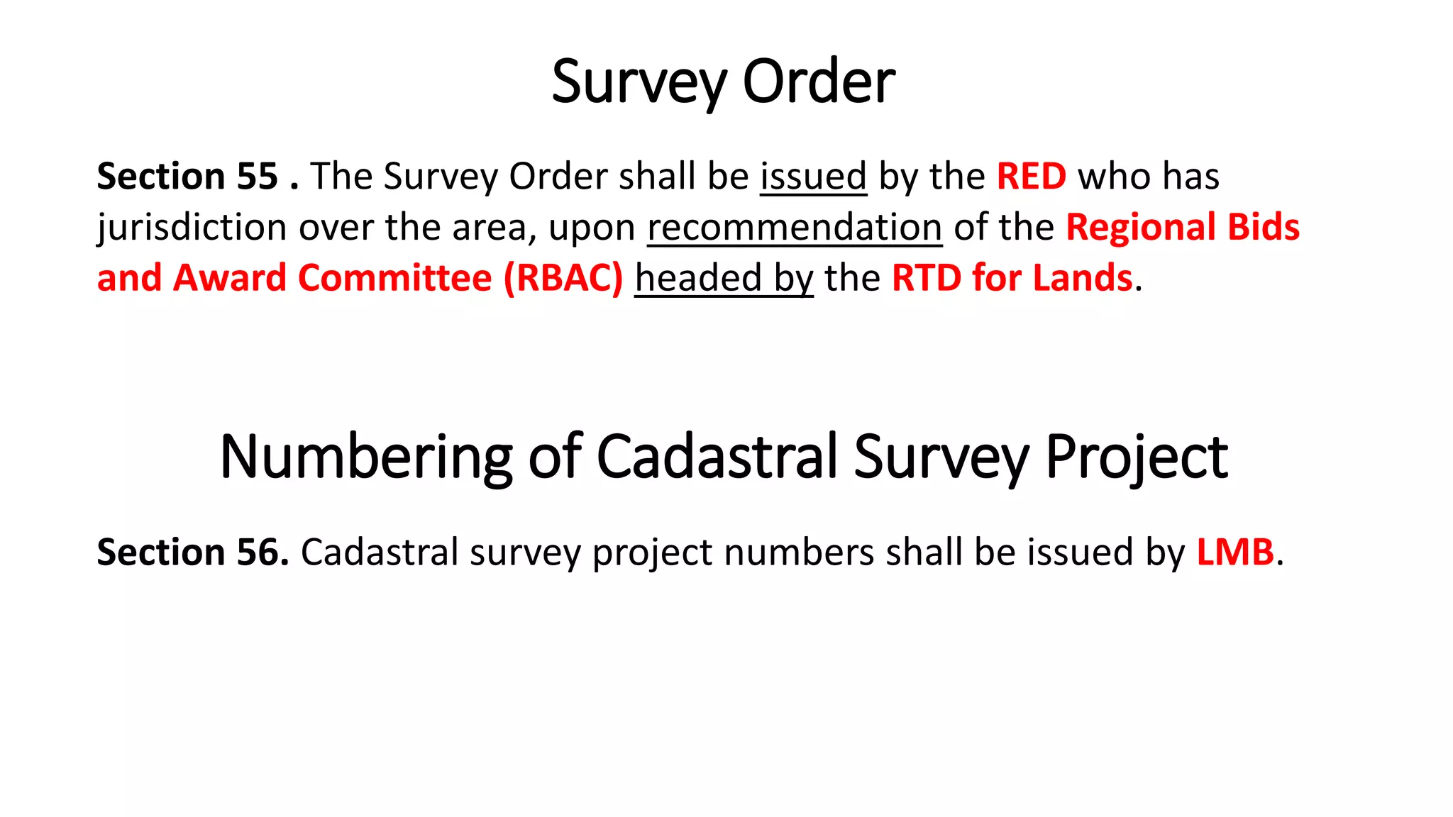 Ge 122 lecture 3 (CADASTRAL AND PUBLIC LAND SUBDIVISION SURVEY) by ...