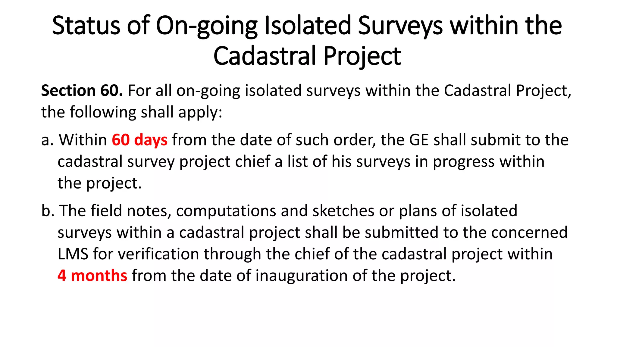 Ge 122 lecture 3 (CADASTRAL AND PUBLIC LAND SUBDIVISION SURVEY) by ...