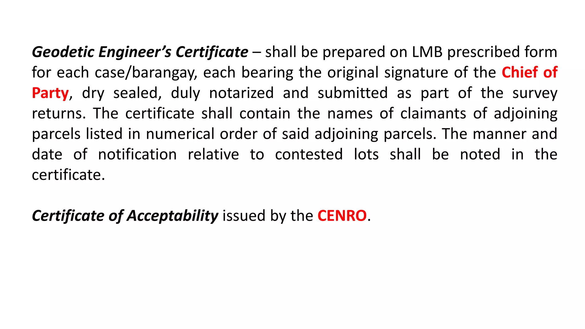Ge 122 lecture 3 (CADASTRAL AND PUBLIC LAND SUBDIVISION SURVEY) by ...