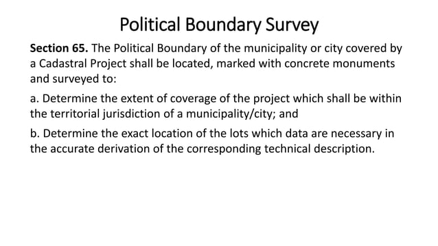 Ge 122 lecture 3 (CADASTRAL AND PUBLIC LAND SUBDIVISION SURVEY) by ...