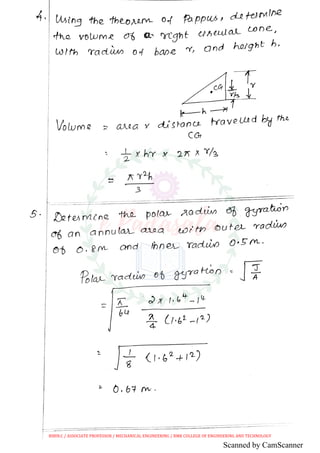 Ge 131 engineering mechanics (a) anna university november december 2002 ...