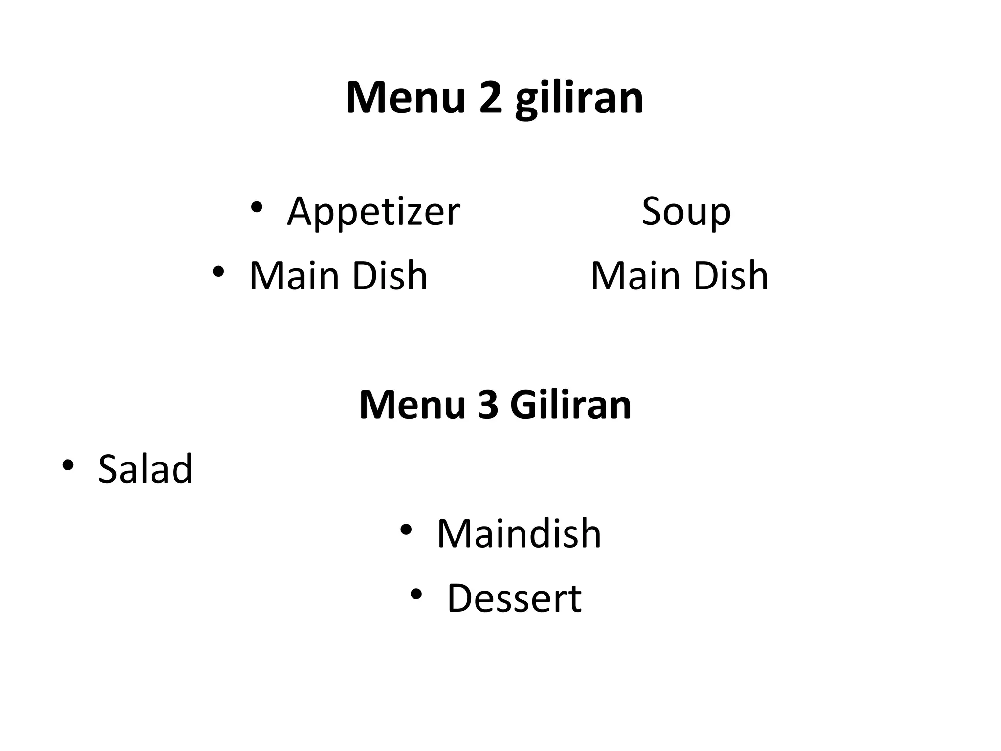 1. perencanaan menu | PPT