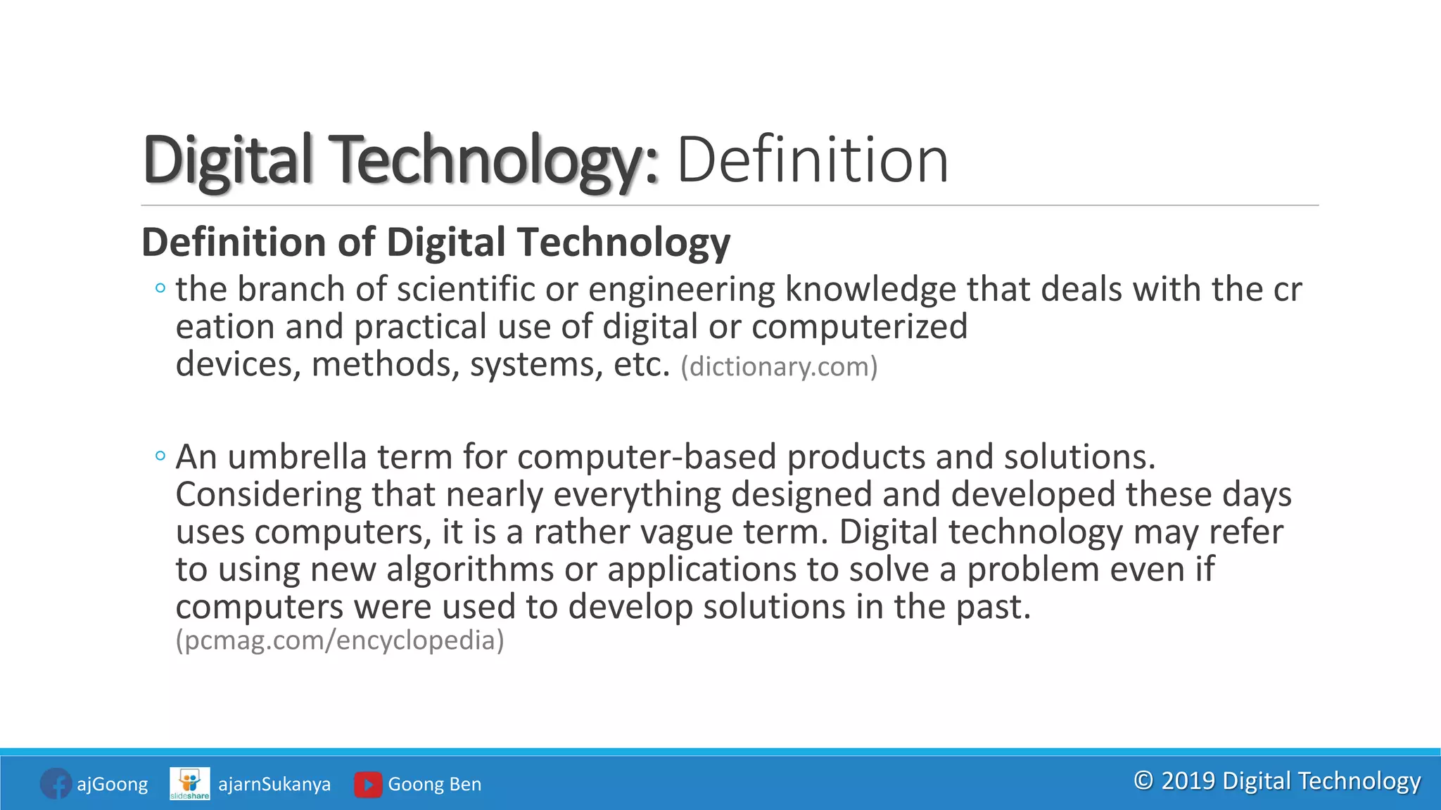 [GE207] Session01: Introduction to Digital Technology | PDF