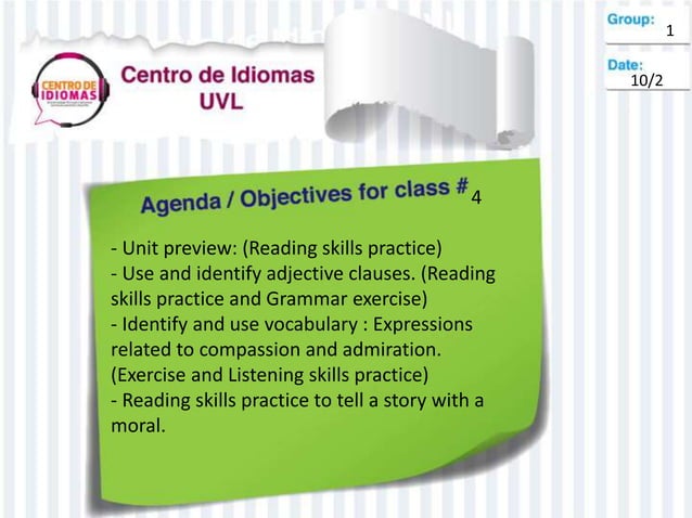 GE20 G1 class 4 Oct 2nd | PPTX