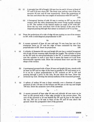 Ge2111 ENGINEERING GRAPHICS | PDF